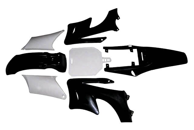 PLASTSÆT ORION 150 - 250cc KOMPLET SORT - ORION PLAST 125-250CC ...